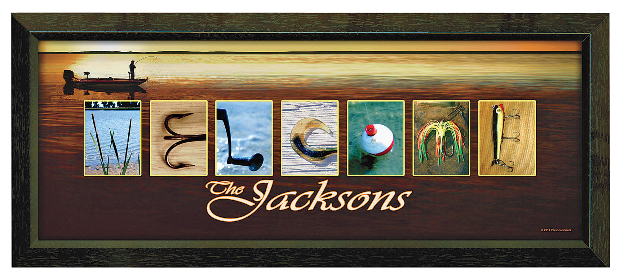 Bass Fishing Welcome Sign Personalized Framed Artwork | Bass Pro Shops